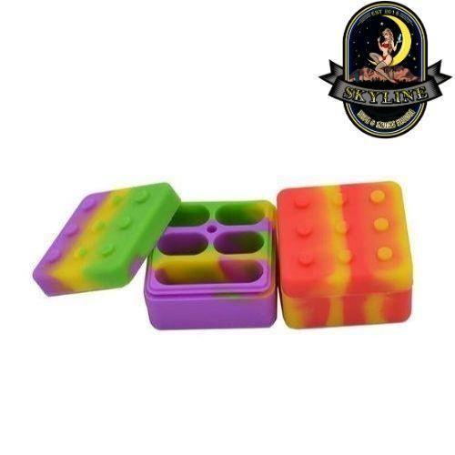 Compartment Lego Brick Silicon Dab Container | Skyline Vape & Smoke ...